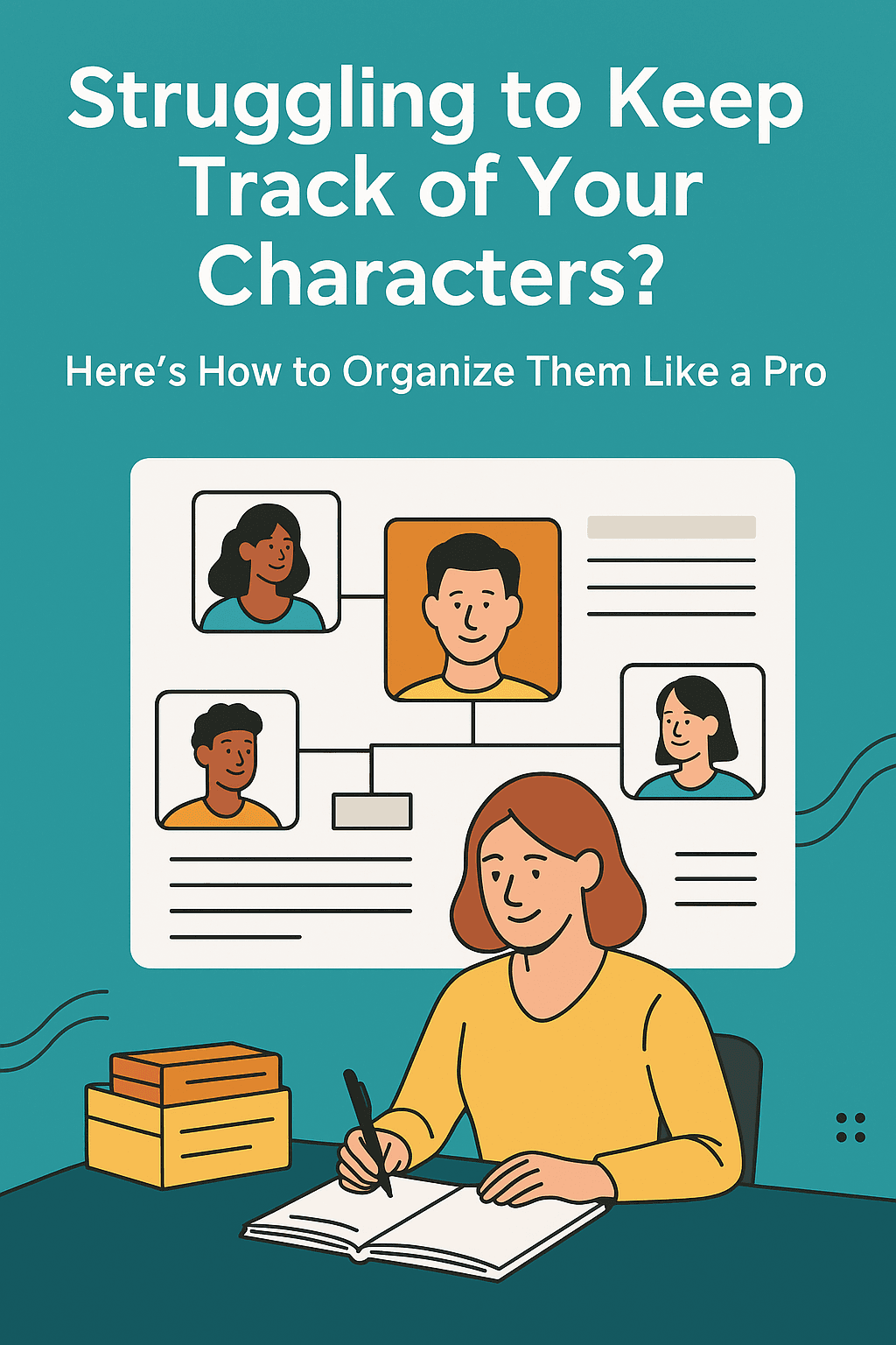 How To Organize All Your Characters in Writing And Never Lose Track ...